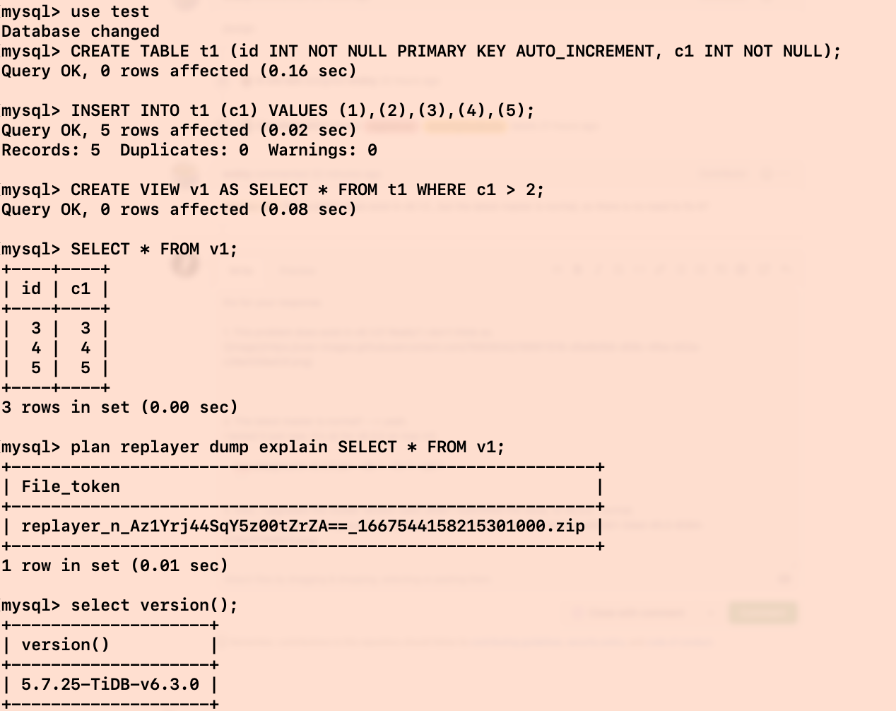 planner: plan replayer cannot work with views · Issue #38853 · pingcap/tidb · GitHub