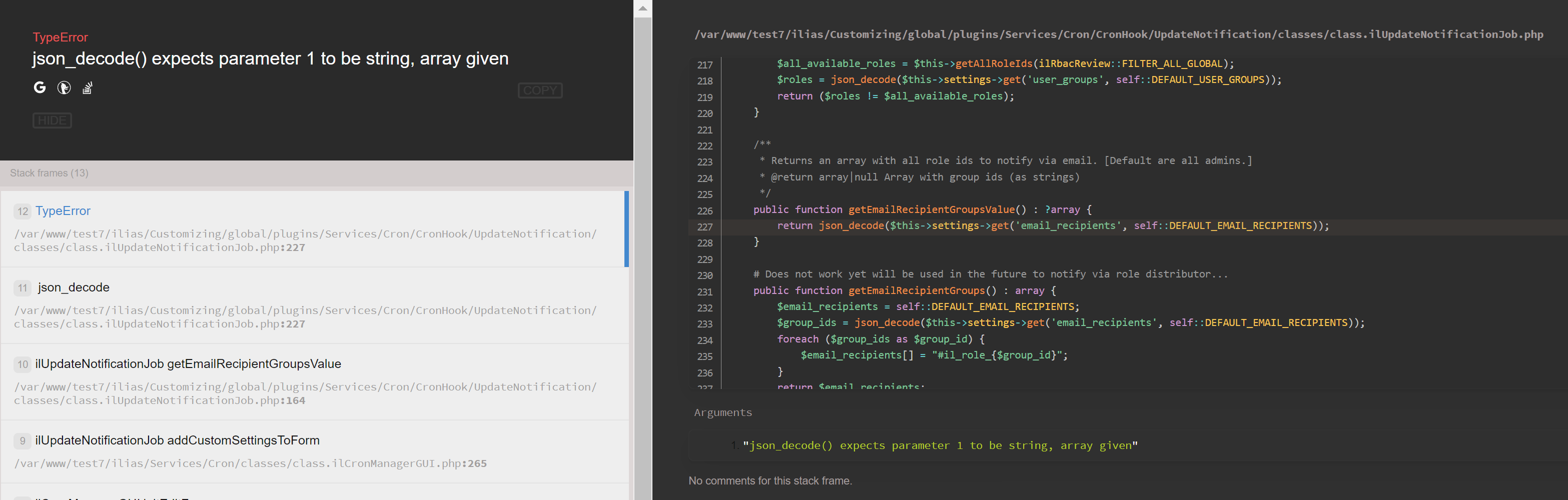 Fatal Error in settings on fresh install · Issue #9 · SuitsU/IliasUpdateNotification · GitHub