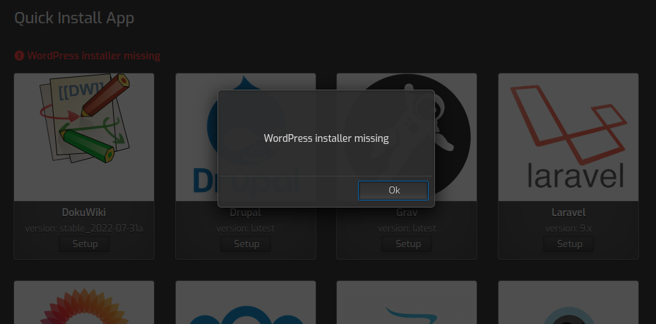 [Bug] WordPress installer missing · Issue #3131 · hestiacp/hestiacp · GitHub