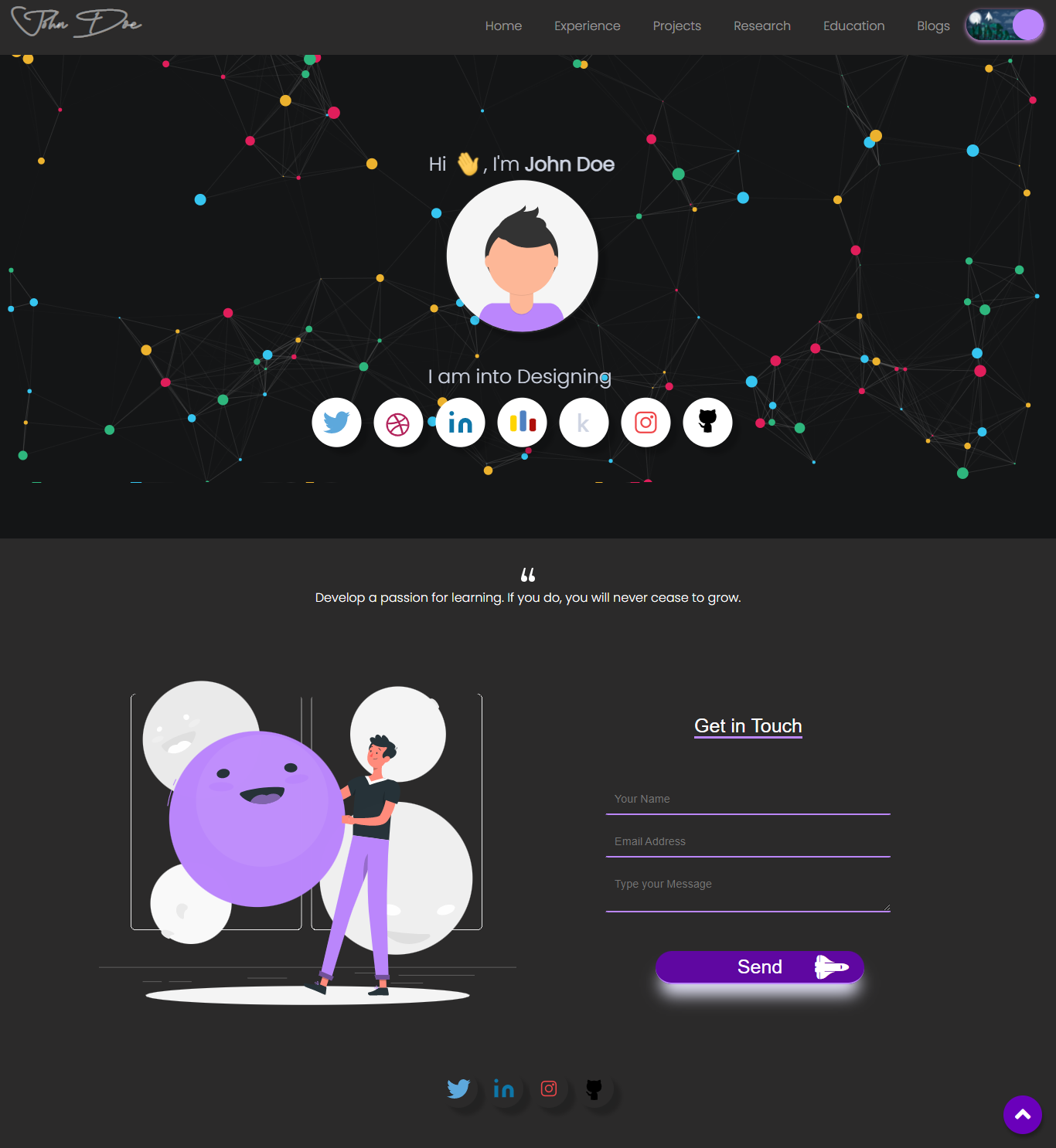 Microanimation for Footer Send Button · Issue #1149 · smaranjitghose ...