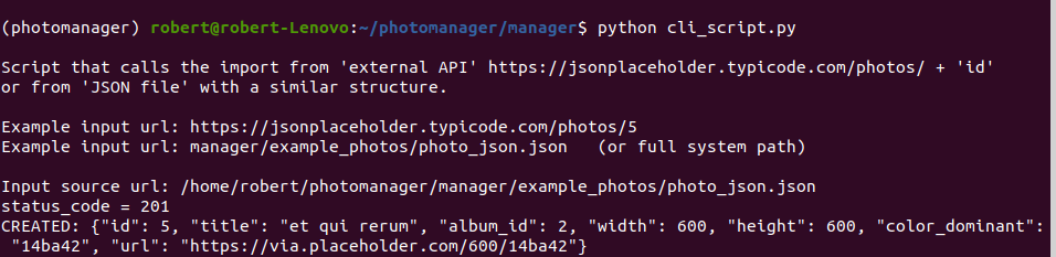GitHub - robrach/photomanager: REST API project in Django