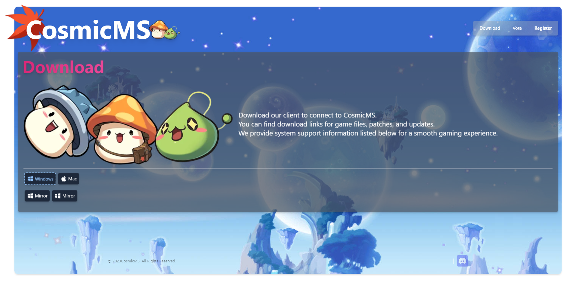 GitHub - JenyaIvanov/cosmicms_web: Open Source & Free to use Maplestory v86 webpage dedicated to ...