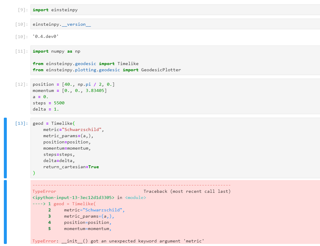 Typeerror Init Got An Unexpected Keyword Argument Metric Hot Sex Picture