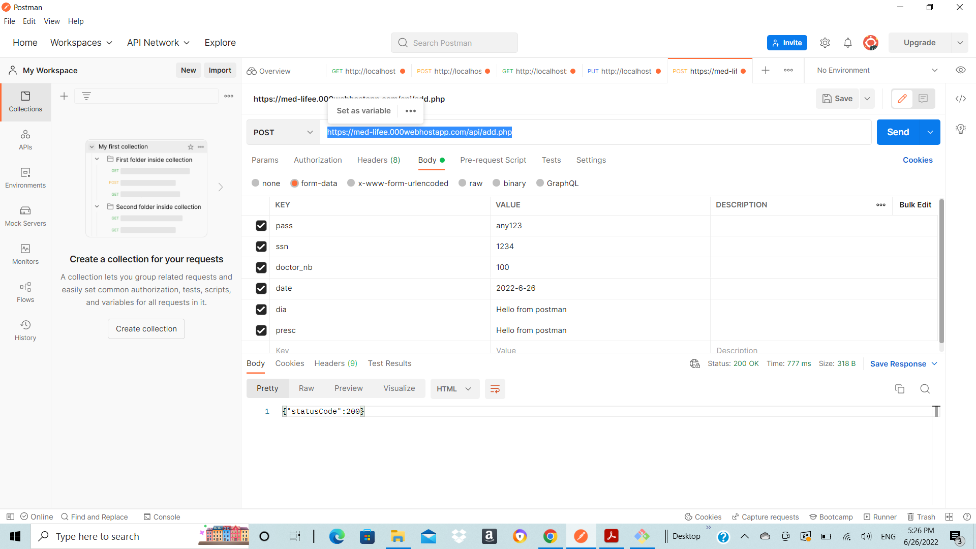 GitHub - ammarzaarour/Medical-File-API