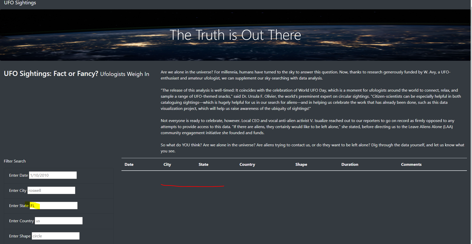 GitHub - Sugeepixie/UFOs