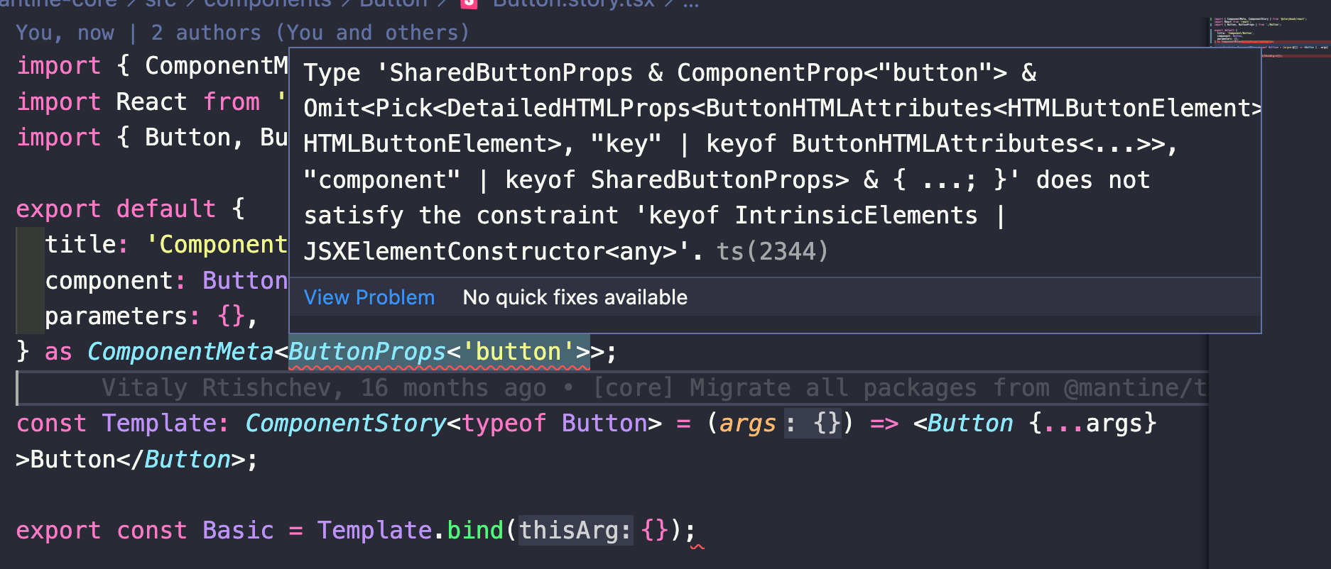 How to use mantine component Interface for create storybook's controls ...