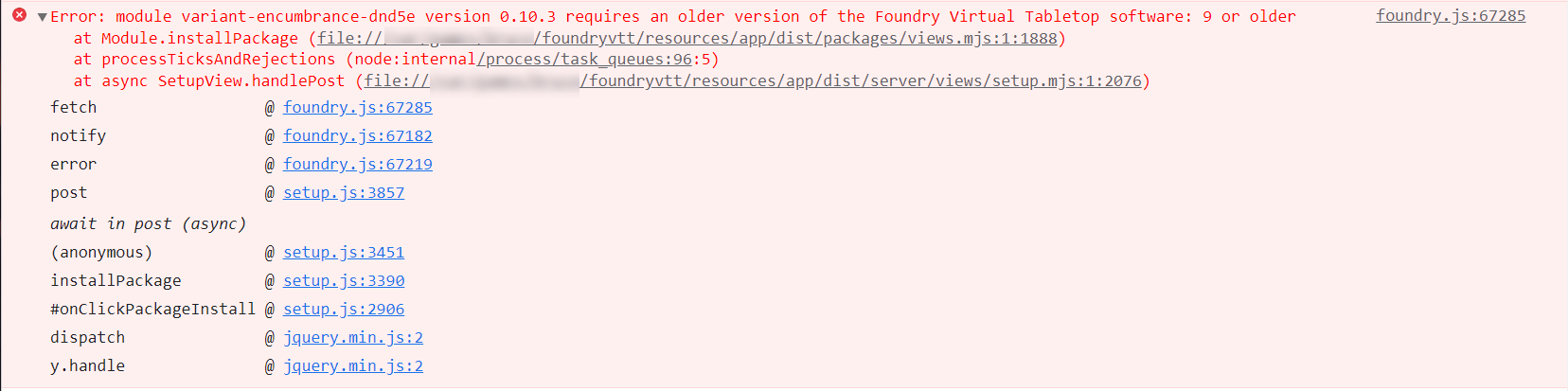 Not compatible with Foundry 11 · Issue #18 · p4535992/foundryvtt-variant-encumbrance-dnd5e · GitHub