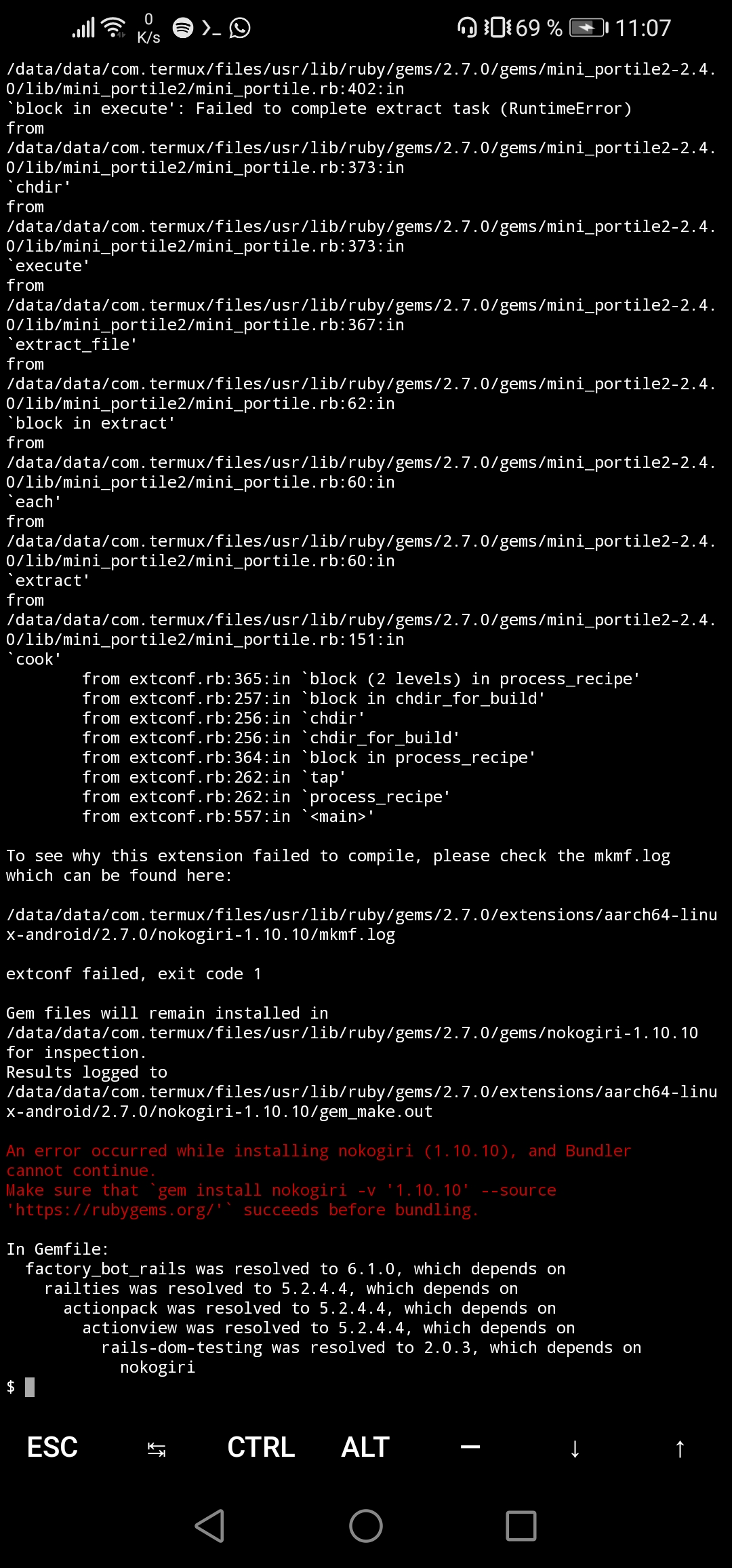 Nokogiri install bug · Issue #14588 · rapid7/metasploit-framework · GitHub