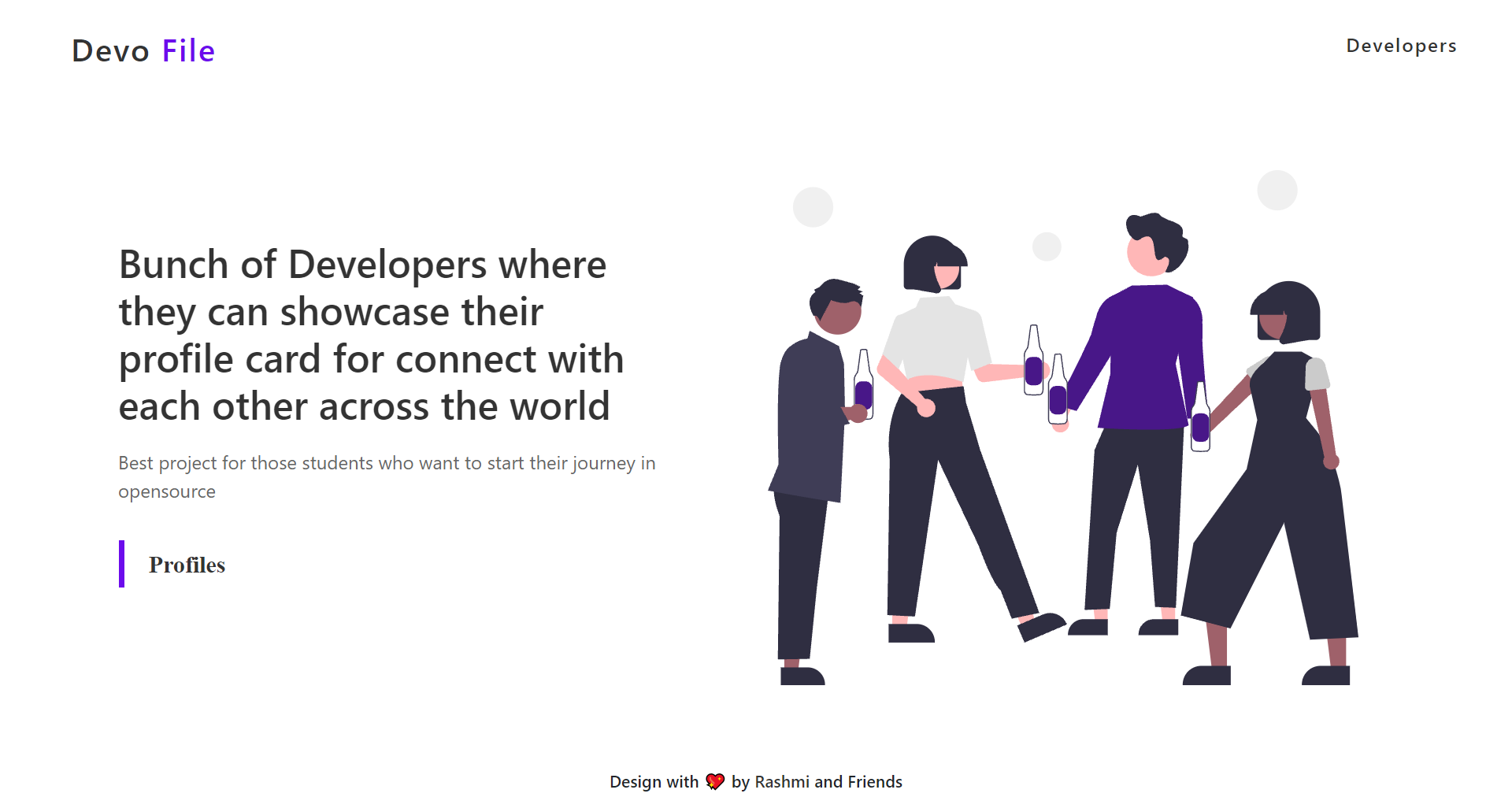 GitHub - RR-Sahoo/Devo-File: Bunch of Developers where they can showcase their profile card for ...