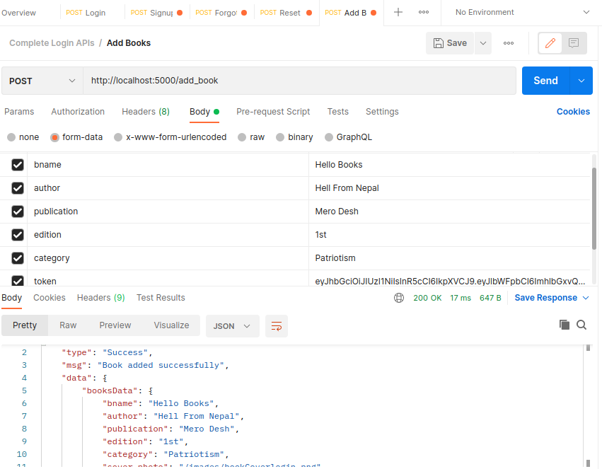 GitHub - imbhanubista/book_library: login function with verification,Book's CRUD operation, used JWT