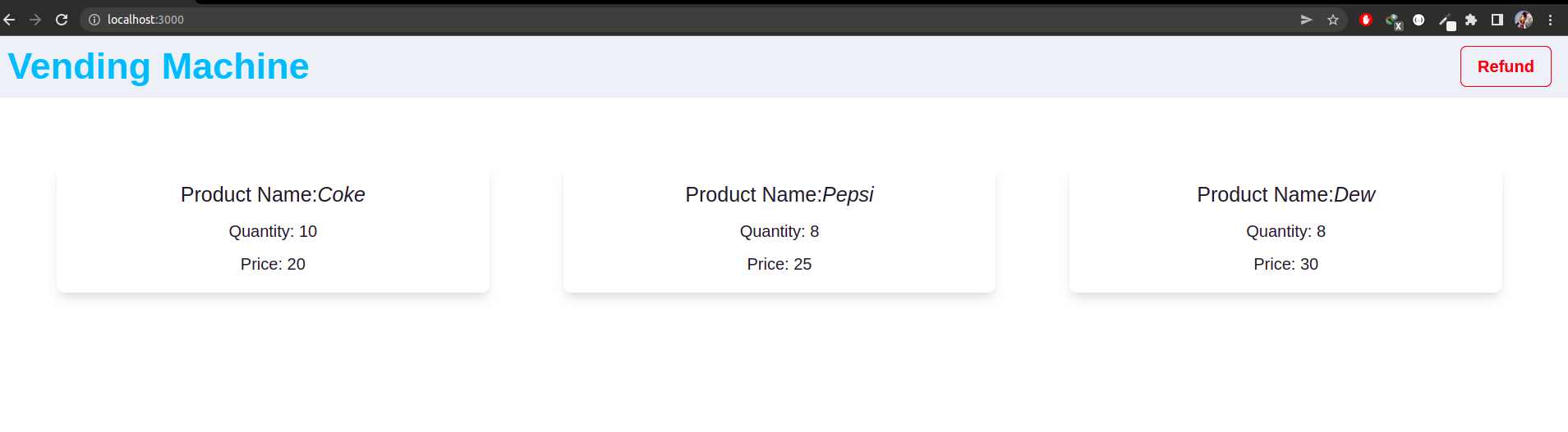 GitHub - imbhanubista/vendingMachine: Vending Machine, this is a frontend section and if you ...