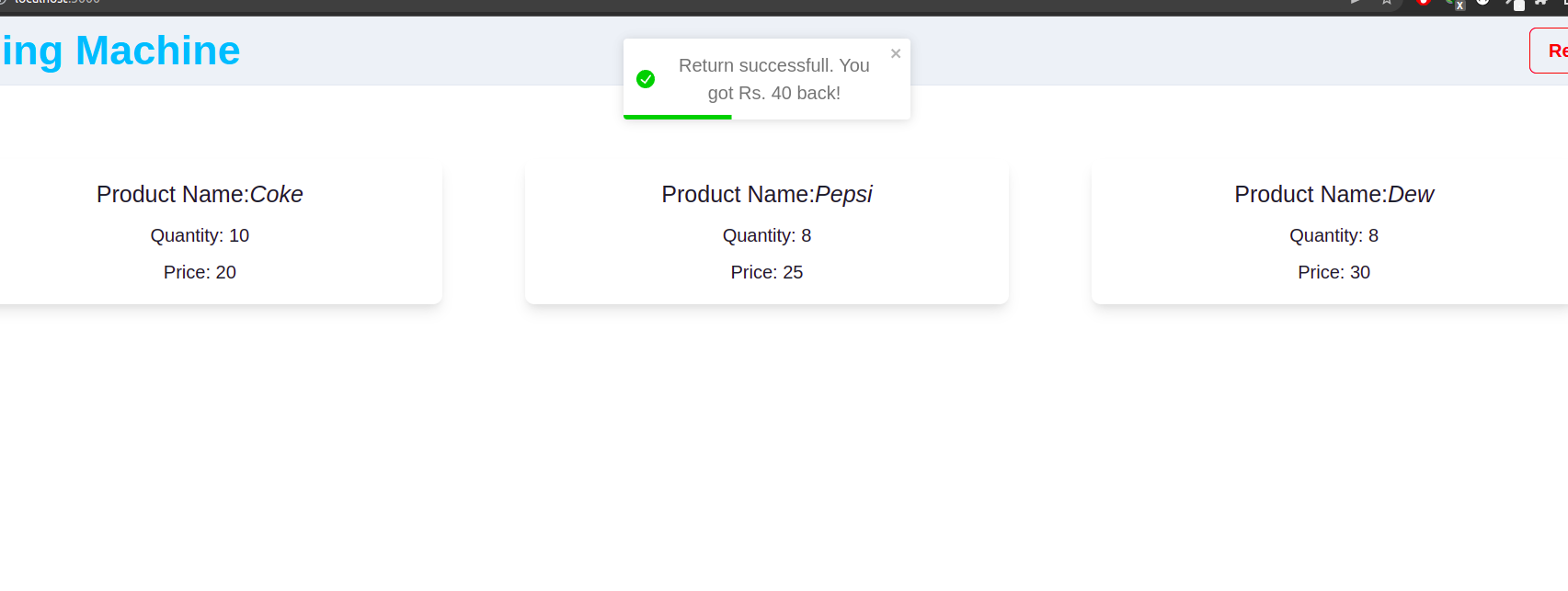 GitHub - imbhanubista/vendingMachine: Vending Machine, this is a frontend section and if you ...