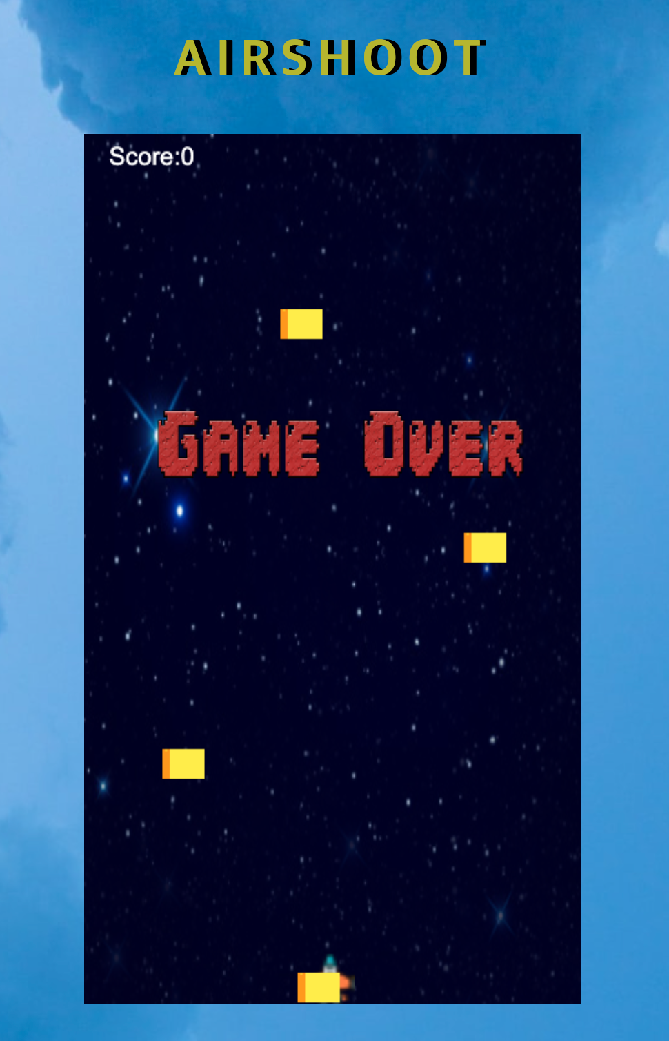 GitHub - sangyoung23/shootingGame: 칸바스를 이용해서 개발한 슛팅 게임 🌠