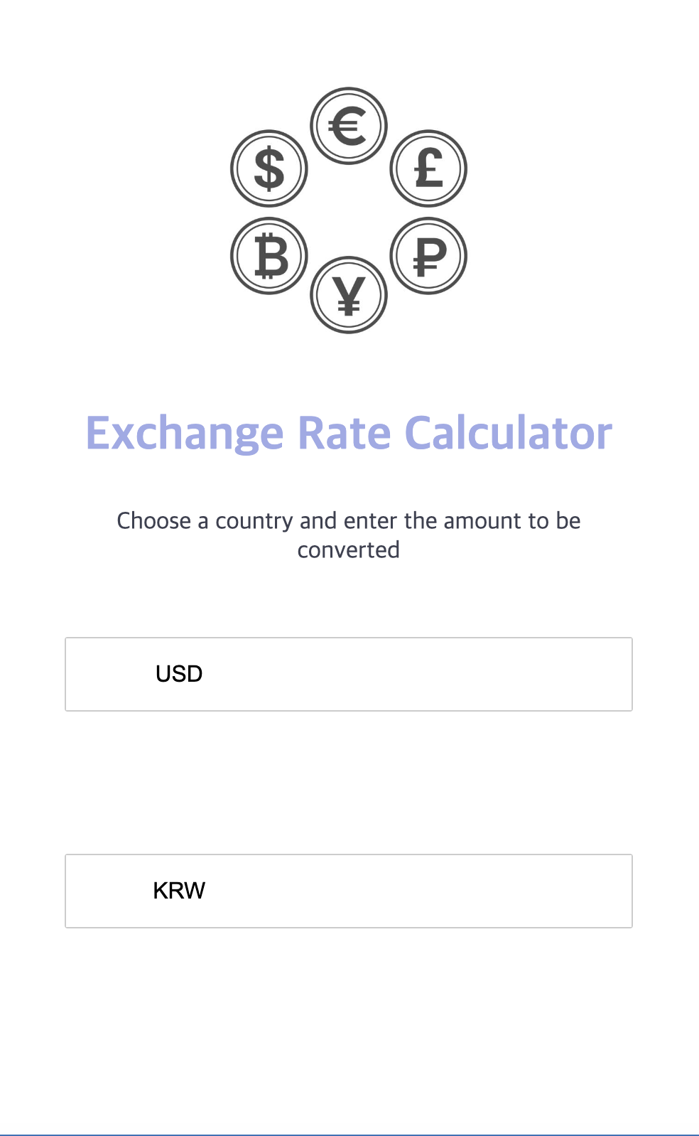 GitHub - sangyoung23/currency-calculator: 바닐라 자바스크립트를 이용한 환율계산기
