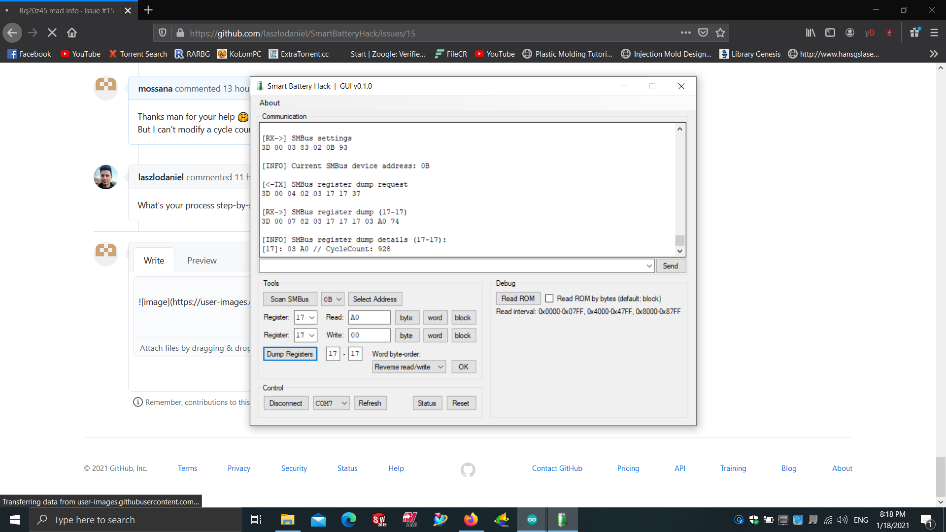 Bq20z45 read info · Issue #15 · laszlodaniel/SmartBatteryHack · GitHub