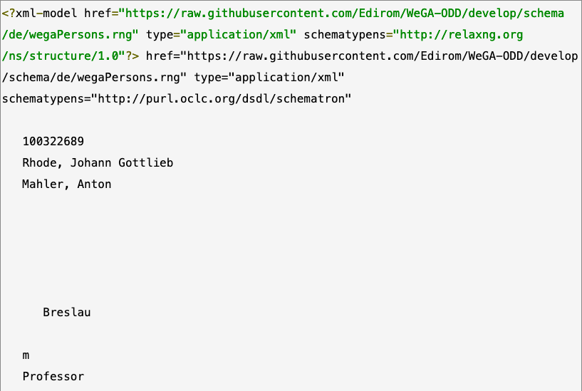 XML preview broken · Issue #436 · Edirom/WeGA-WebApp · GitHub