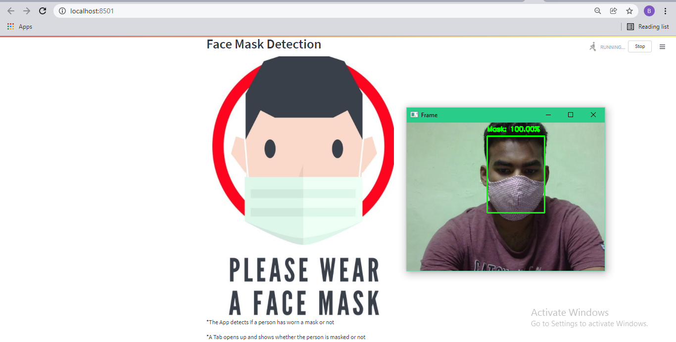 GitHub - BlessonDuraiseelan/Face-Mask-Recognition: App that is used to ...