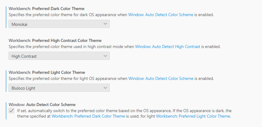 Feature Request Make Blockman Aware Of Os Color Scheme And Can Choose Different Color Combo For