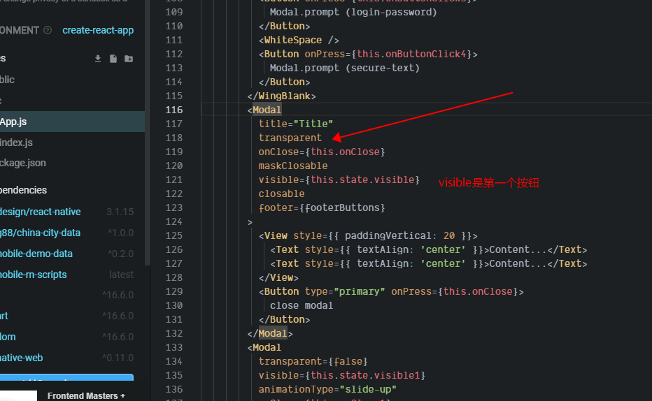 Modal transparent 参数无效 · Issue #701 · ant-design/ant-design-mobile-rn ...