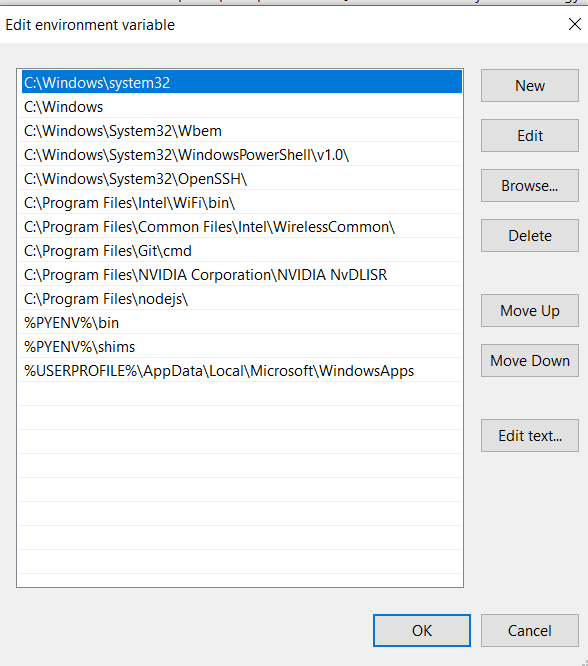 bug: I've added pyenv-win to my path, restarted, still can't get it to work. · Issue #101 ...
