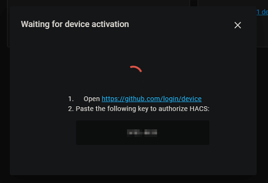 Integration installation - Stuck on Waiting for Device activation · Issue #1845 · hacs ...