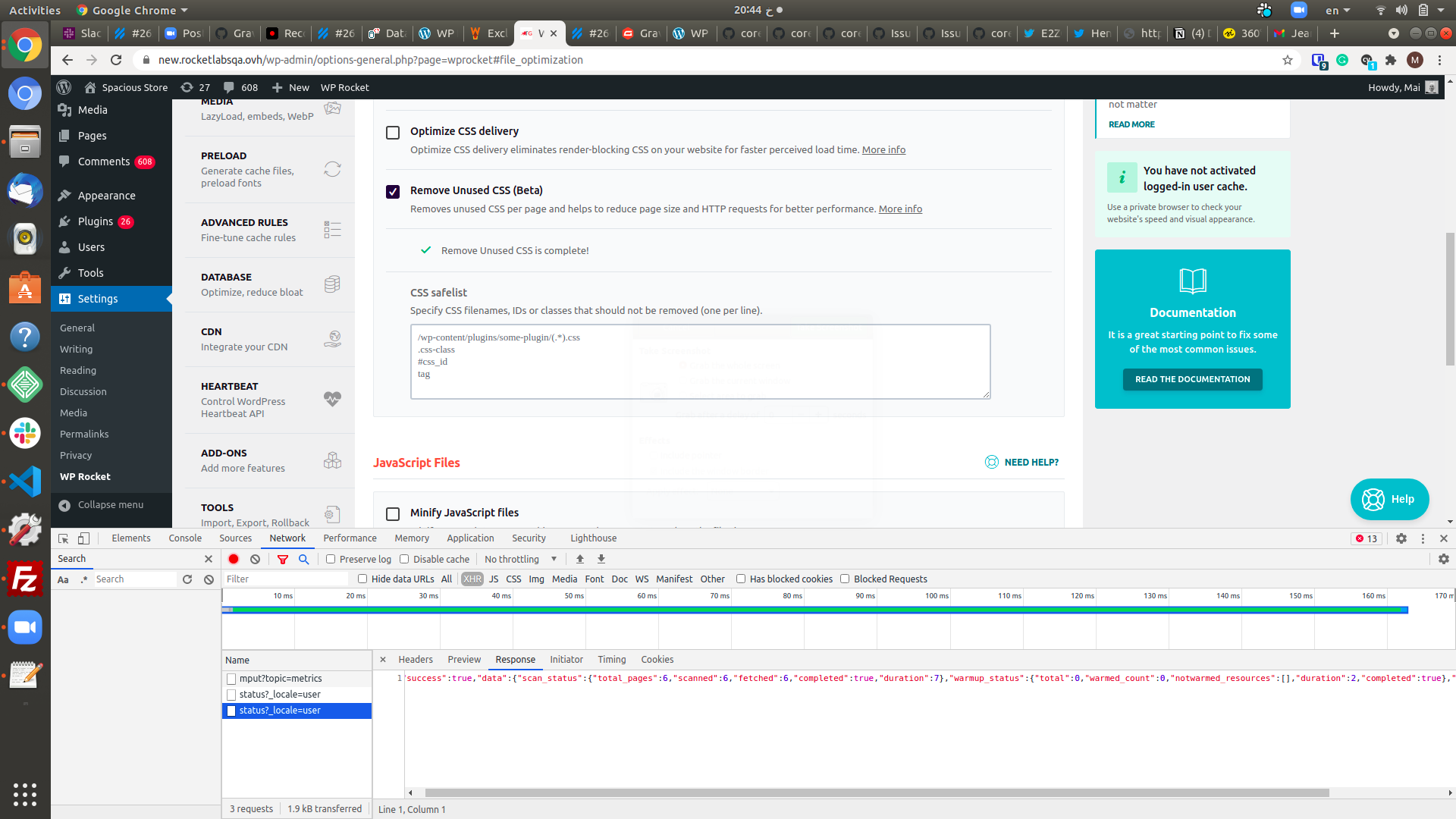 Error message shall be displayed to user if RUCSS failed (rucss tables arenot created) · Issue ...