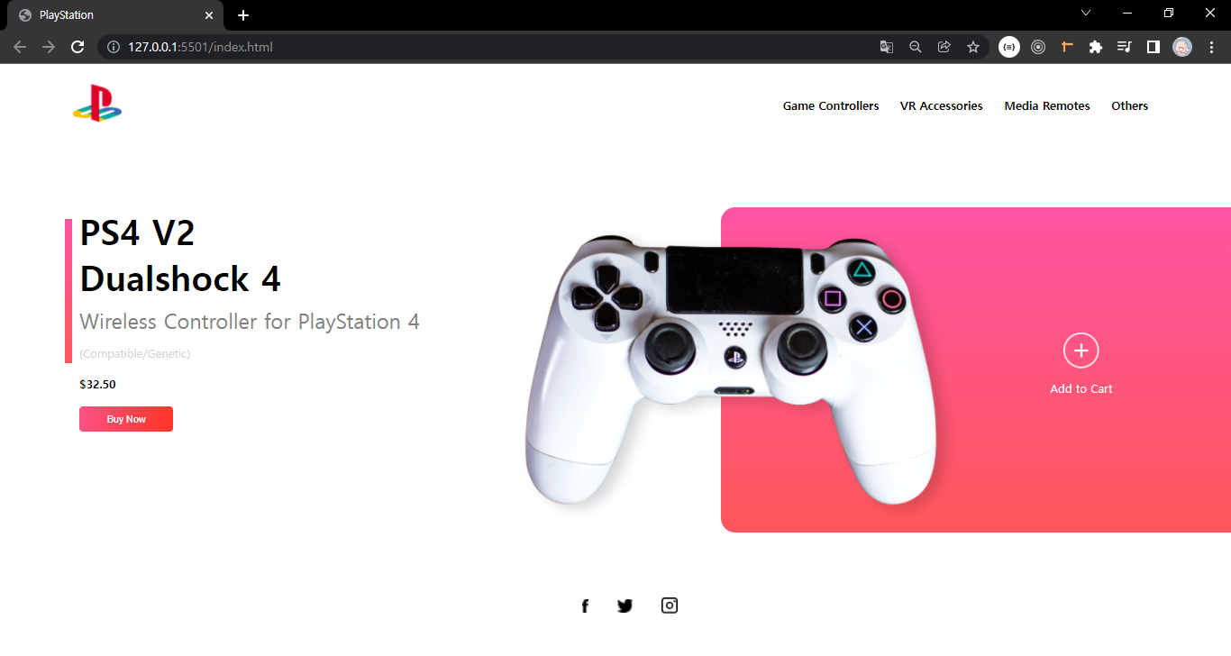 GitHub - 2-daoni/PlayStation-landing-page: html,css로 제작한 PlayStation 랜딩 페이지
