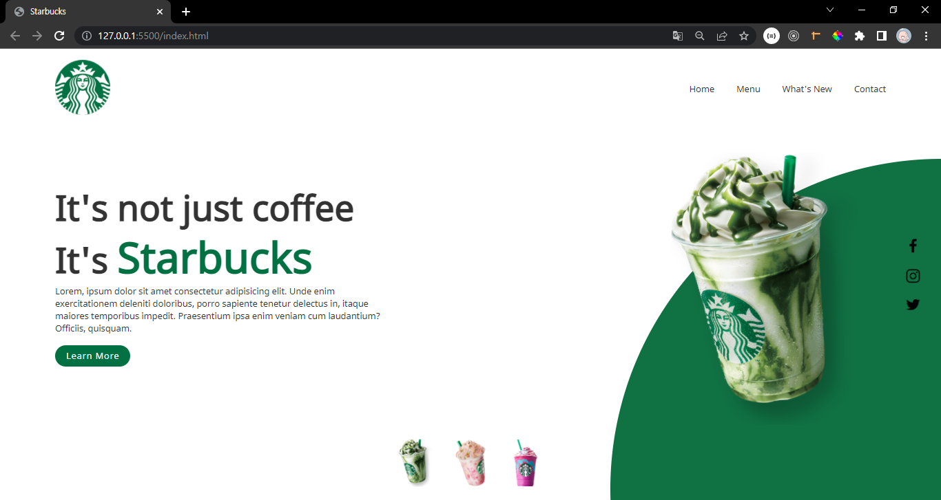 GitHub - 2-daoni/starbucks-landing-page: starbucks landing page - html, css, js