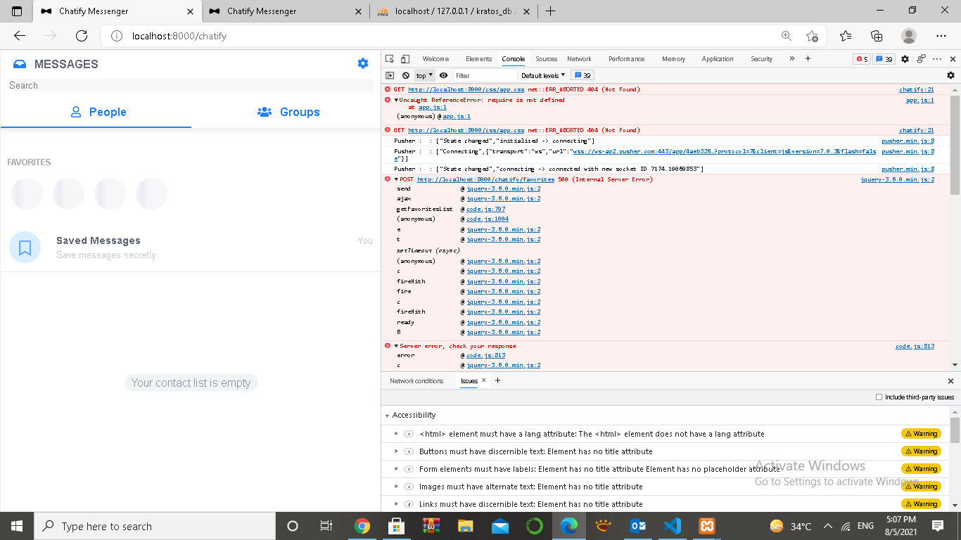 Chat box not visible · Issue #125 · munafio/chatify · GitHub