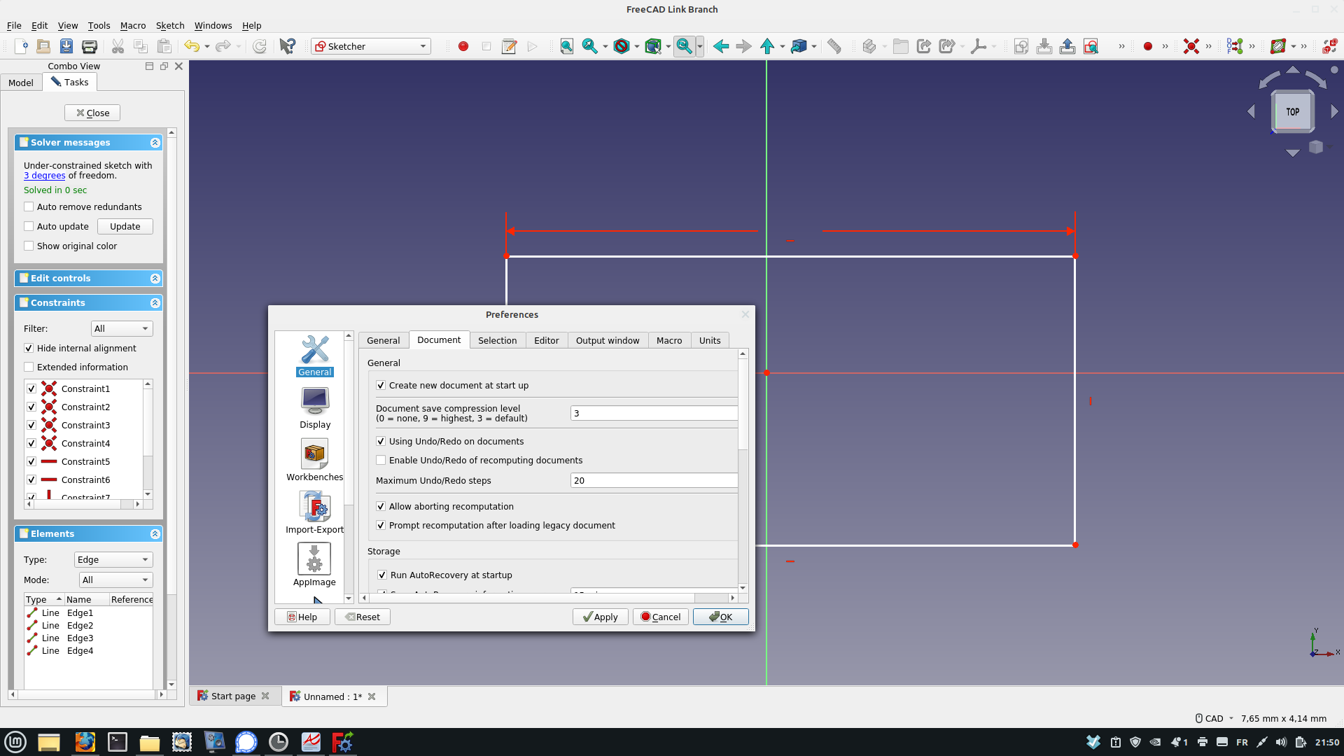 [bug] sketch dimension constraint not shown · Issue #841 · realthunder/FreeCAD_assembly3 · GitHub