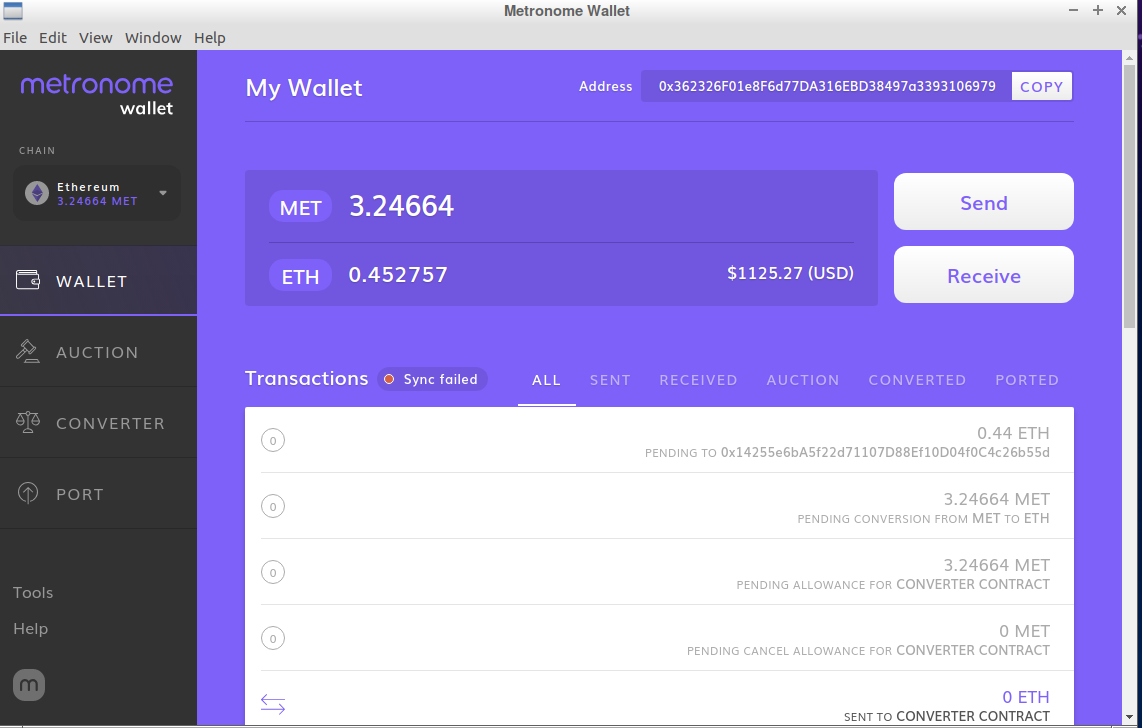 Having Snyc issue · Issue #480 · autonomoussoftware/metronome-wallet-desktop · GitHub