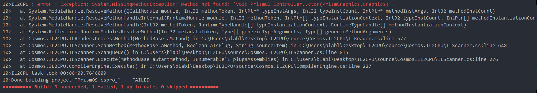 Random IL2CPU bug? · Issue #2572 · CosmosOS/Cosmos · GitHub