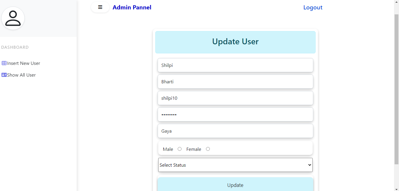 GitHub - Deepa-47/AdminPortal: This is a Admin Dashboard Frontend Page. In Which admin can login ...