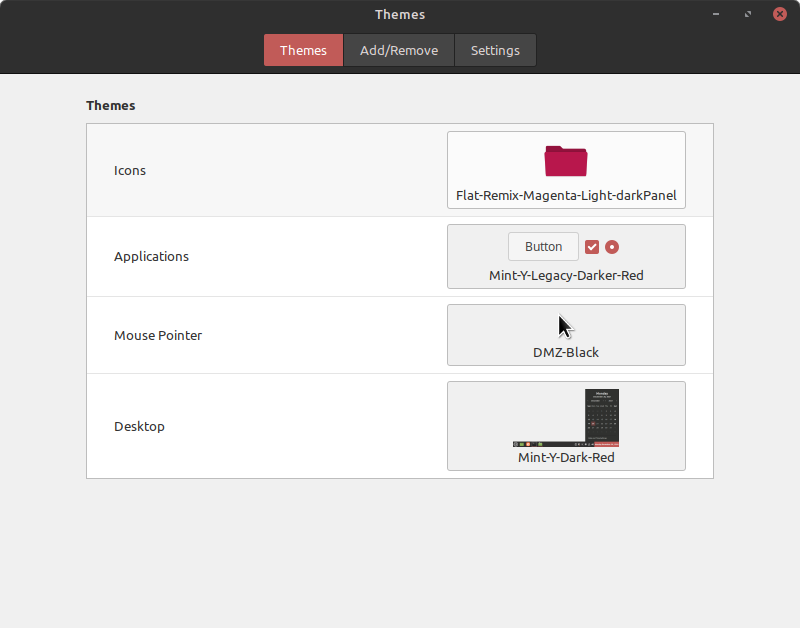 Mint Y Legacy darker control themes dont have big bigger button & rounded corners · Issue #3 ...