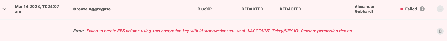 AWS permissions for the Connector page is missing KMS permissions · Issue #166 · NetAppDocs ...