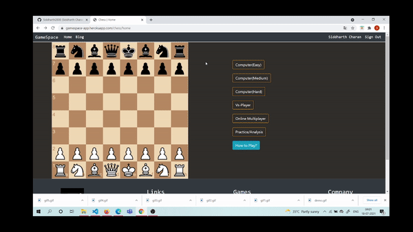 GitHub - shreyv25/GameSpace