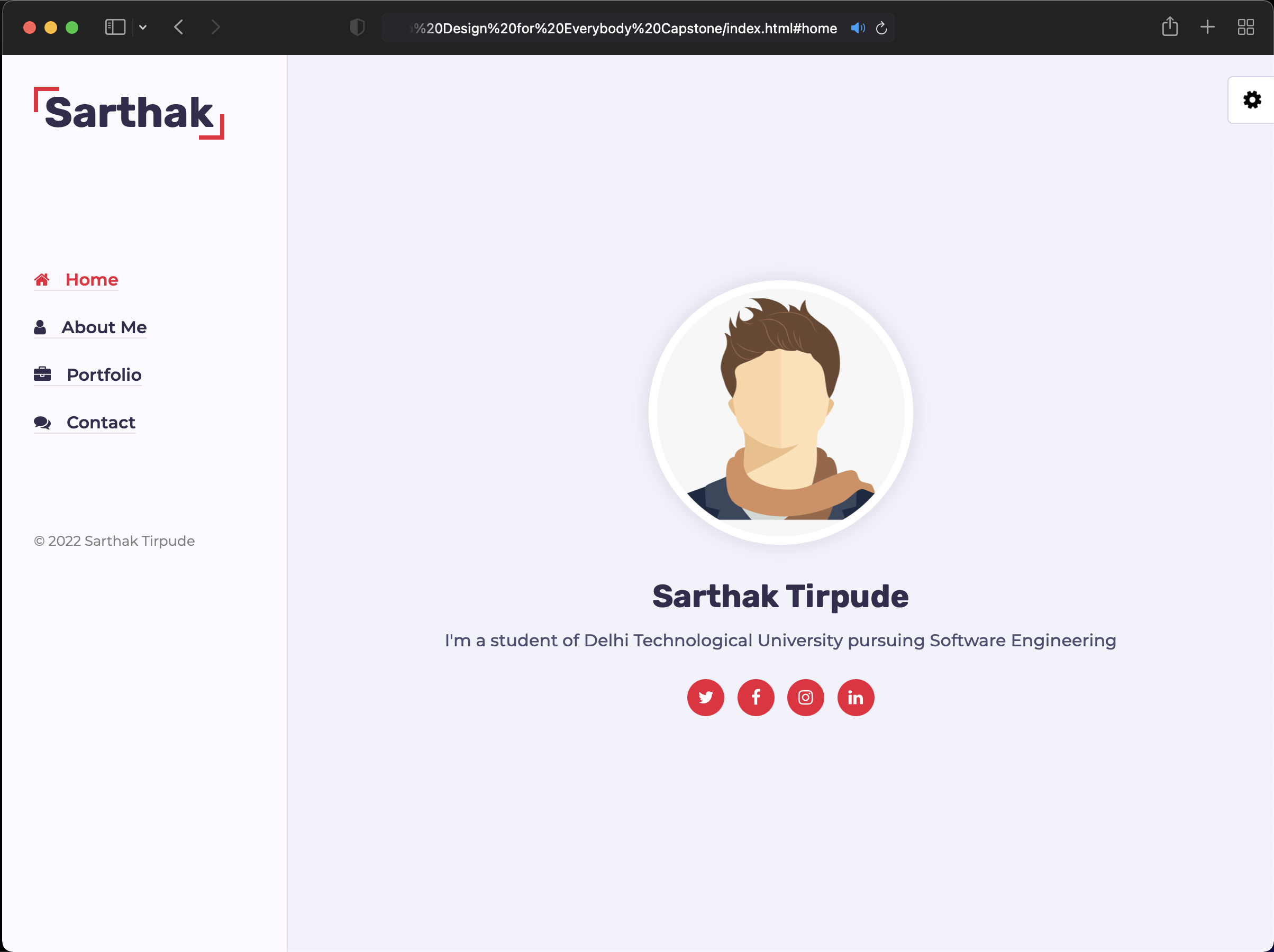 GitHub - sarthak-tirpude/Portfolio-Website
