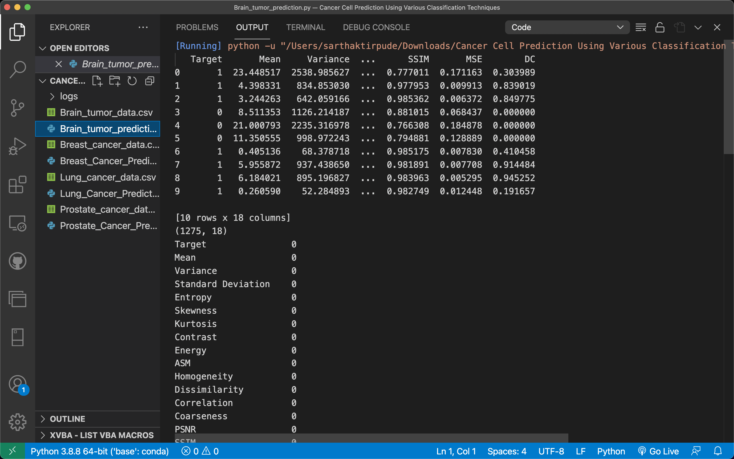 GitHub - sarthak-tirpude/Cancer-Prediction-Using-Various-Classification-Techniques