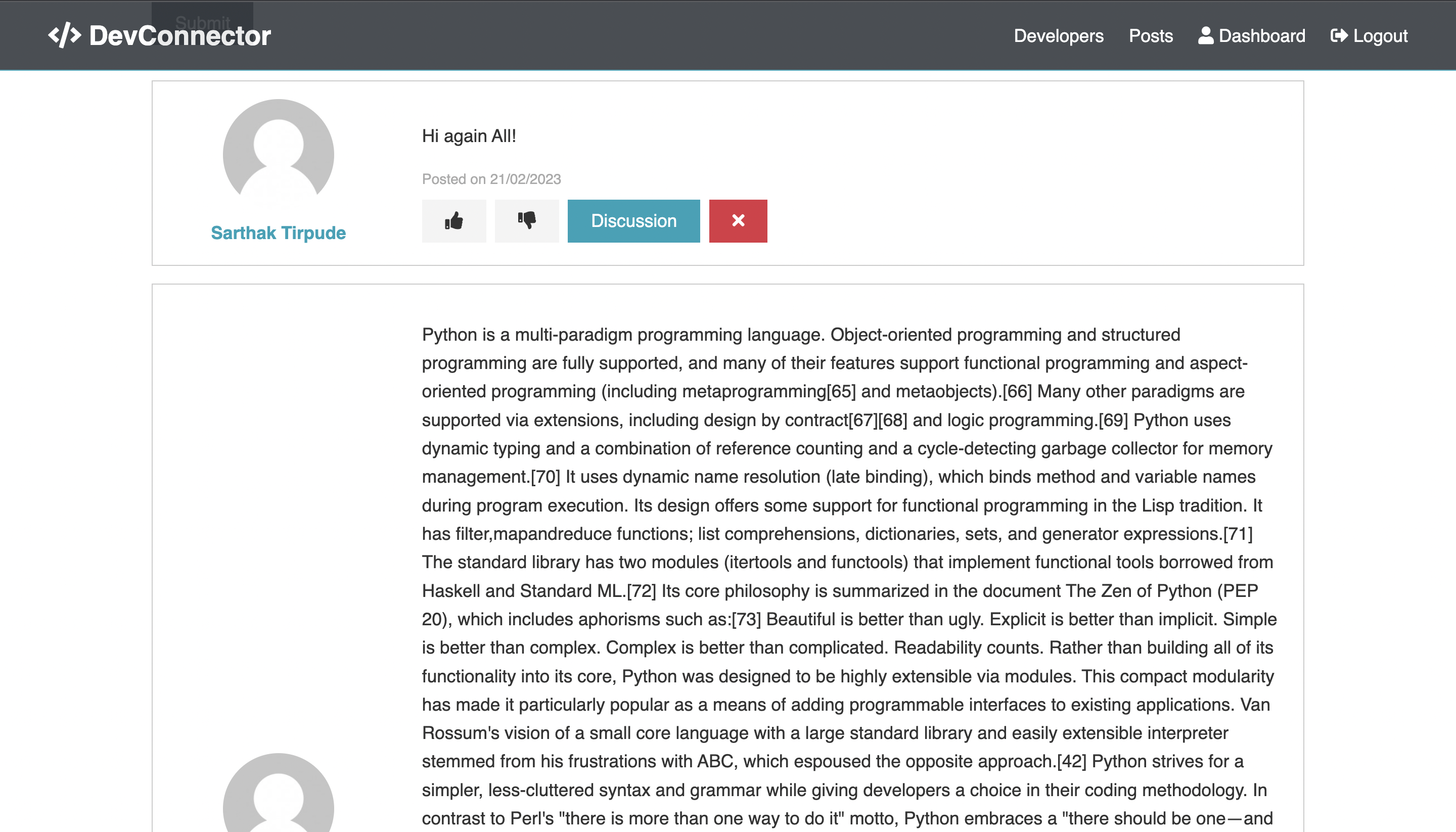 GitHub - Itshubhamv/Dev-Connector