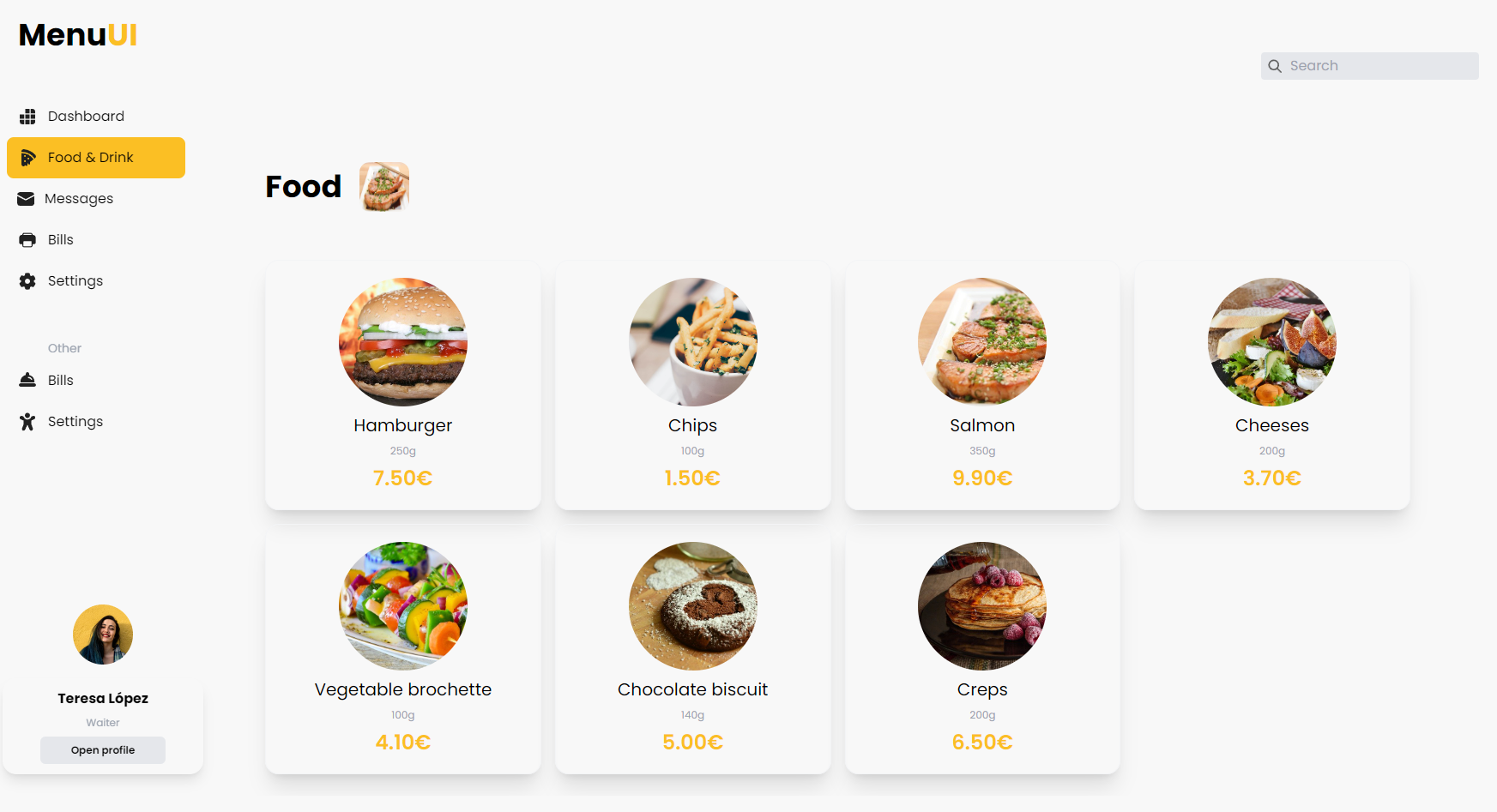 GitHub - jotaeledev/menu-application-layout
