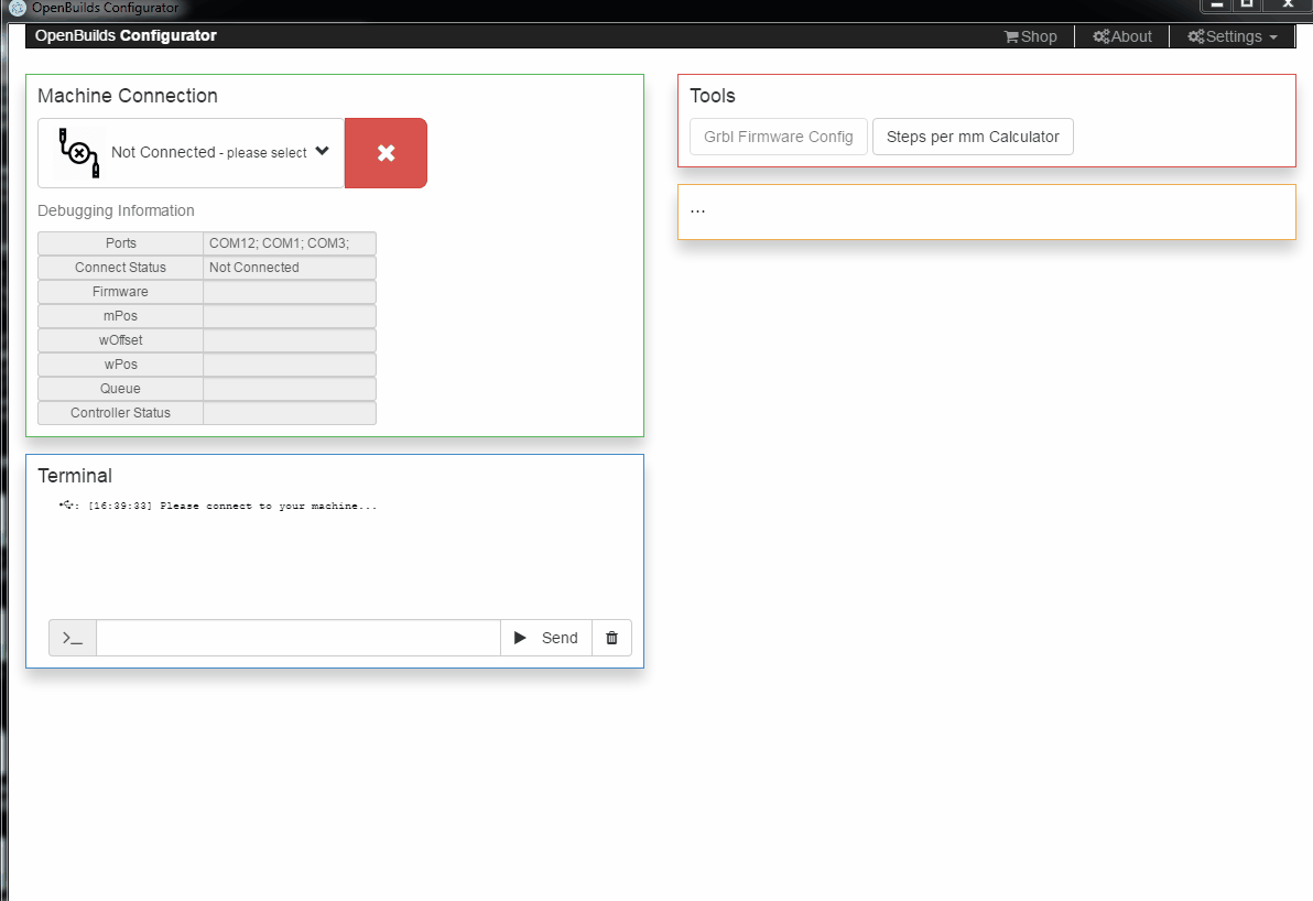 Messaging · Issue #392 · LaserWeb/LaserWeb4 · GitHub