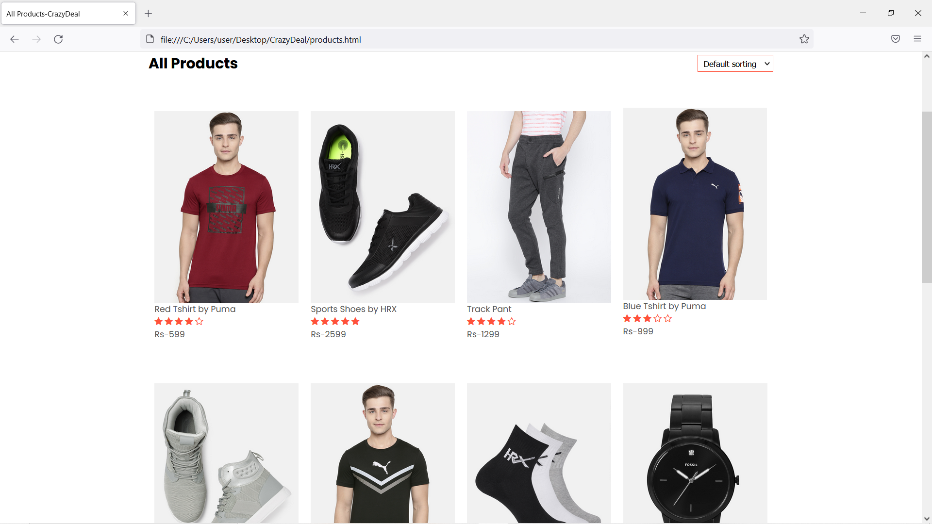 GitHub - manjeet2779/Sample-Ecommerce-Website: This website is a sample ...