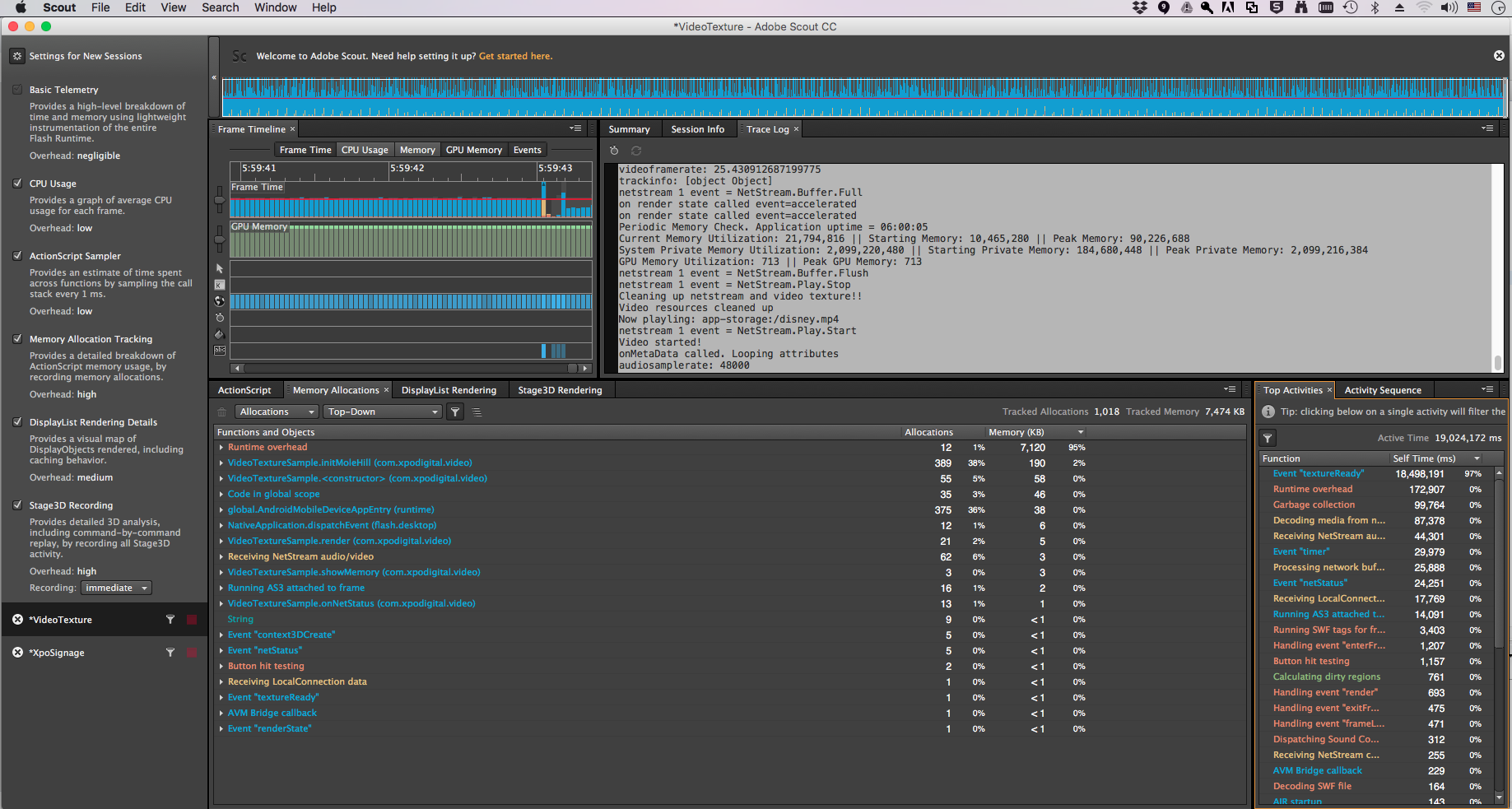 Memory Leak on Videotexture/Netstream use on Android · Issue #587 · airsdk/Adobe-Runtime-Support ...