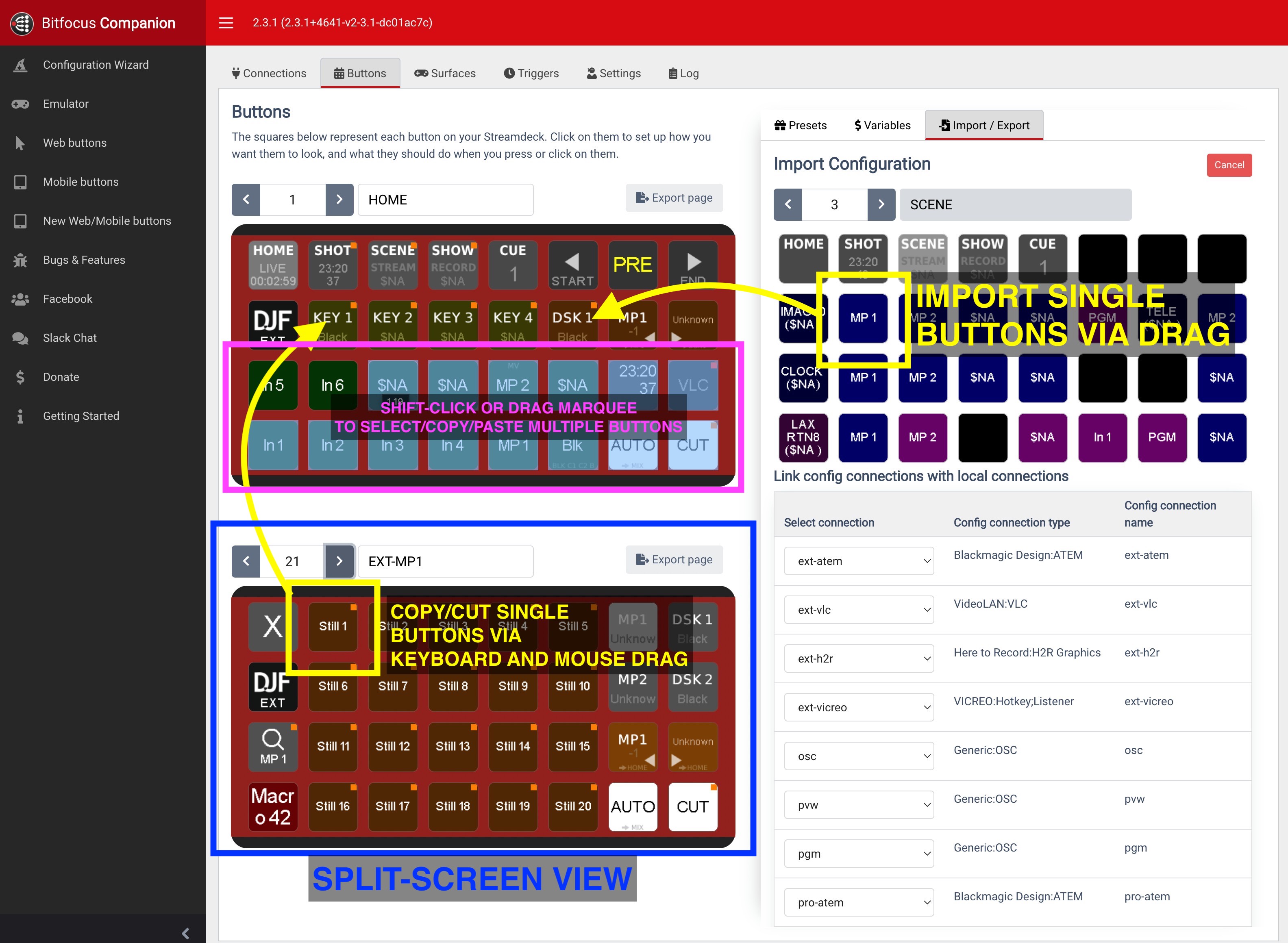 UI Split-Screen View & Drag n Drop Individual Button Import for Faster Editing · Issue #2153 ...
