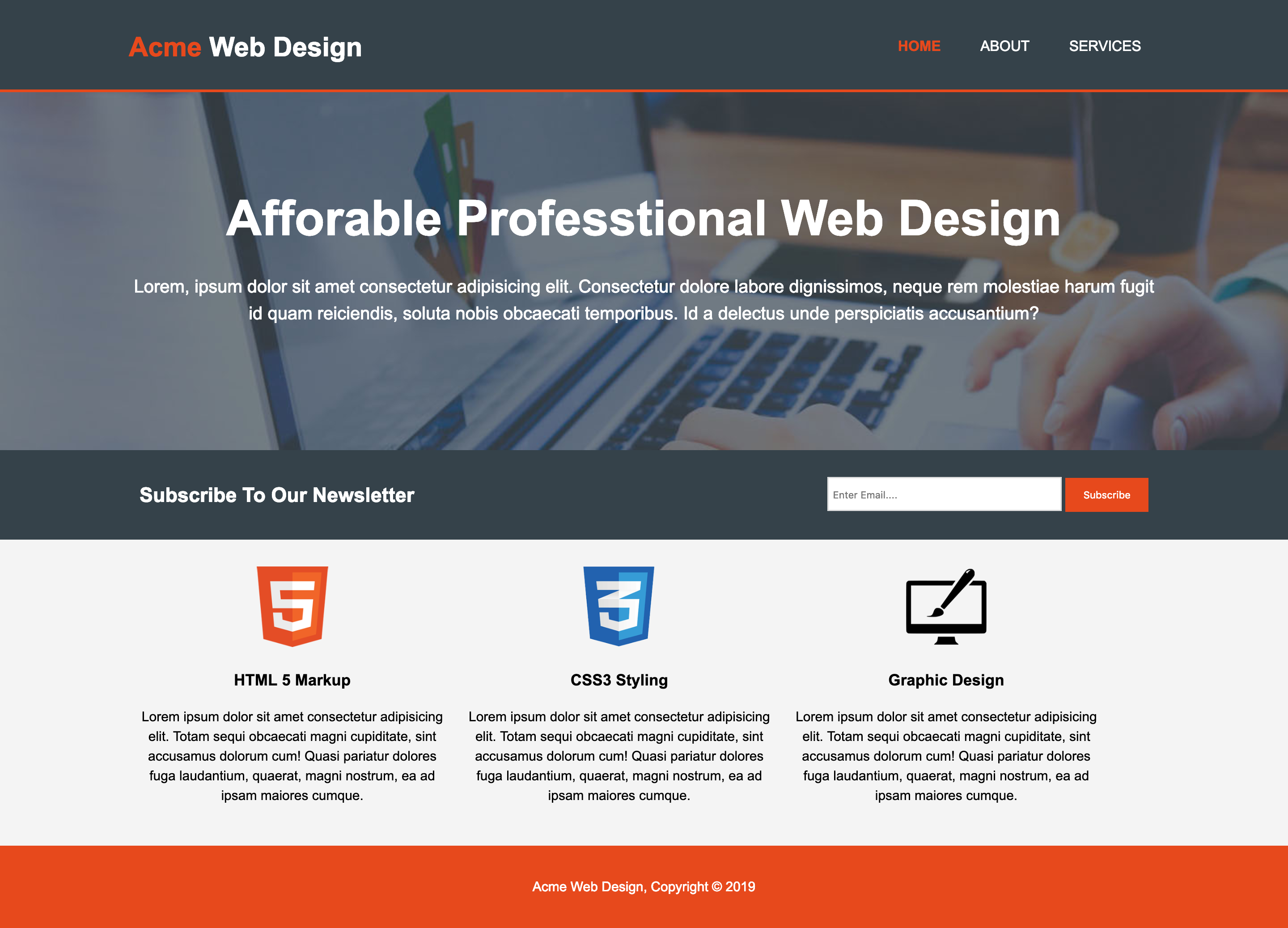 GitHub - PavitarSharma/acme-wb-design-page-HTML-CSS