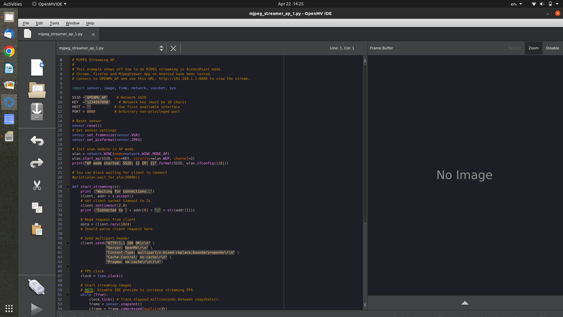 Enlarging preview pane makes bottom bar disappear · Issue #142 · openmv/openmv-ide · GitHub