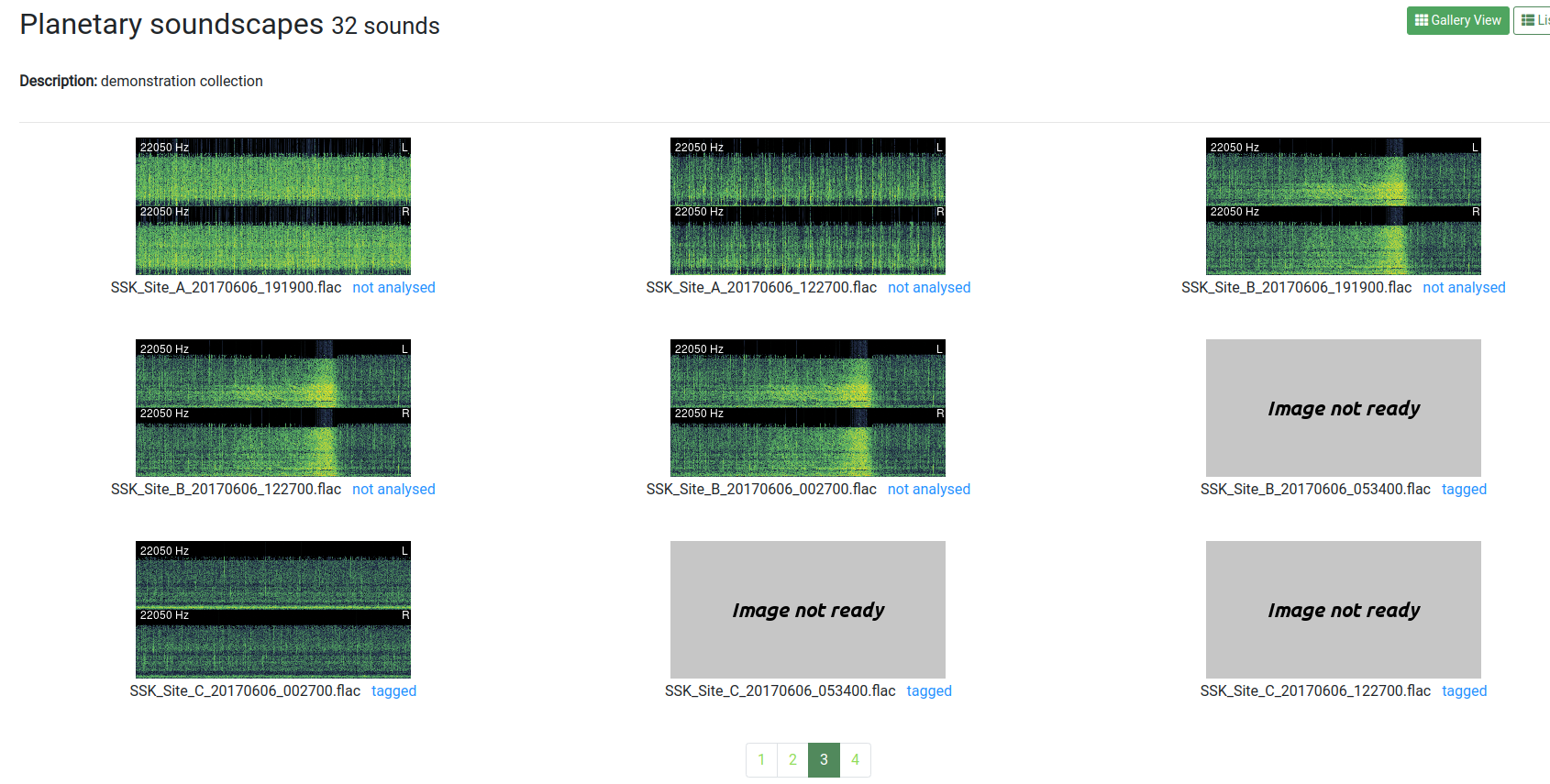 spectrogram preview generation buggy · Issue #230 · ecomontec/ecoSound-web · GitHub