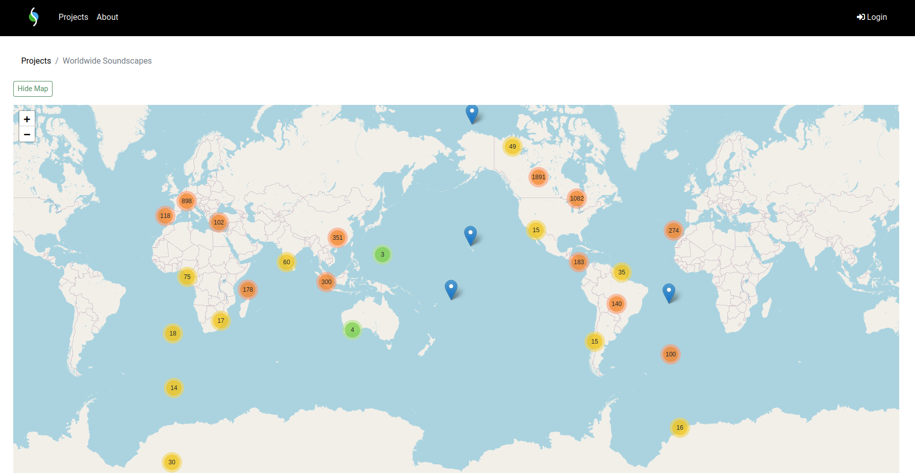 center world map · Issue #270 · ecomontec/ecoSound-web · GitHub