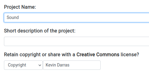 adjust project and copyright info · Issue #280 · ecomontec/ecoSound-web · GitHub