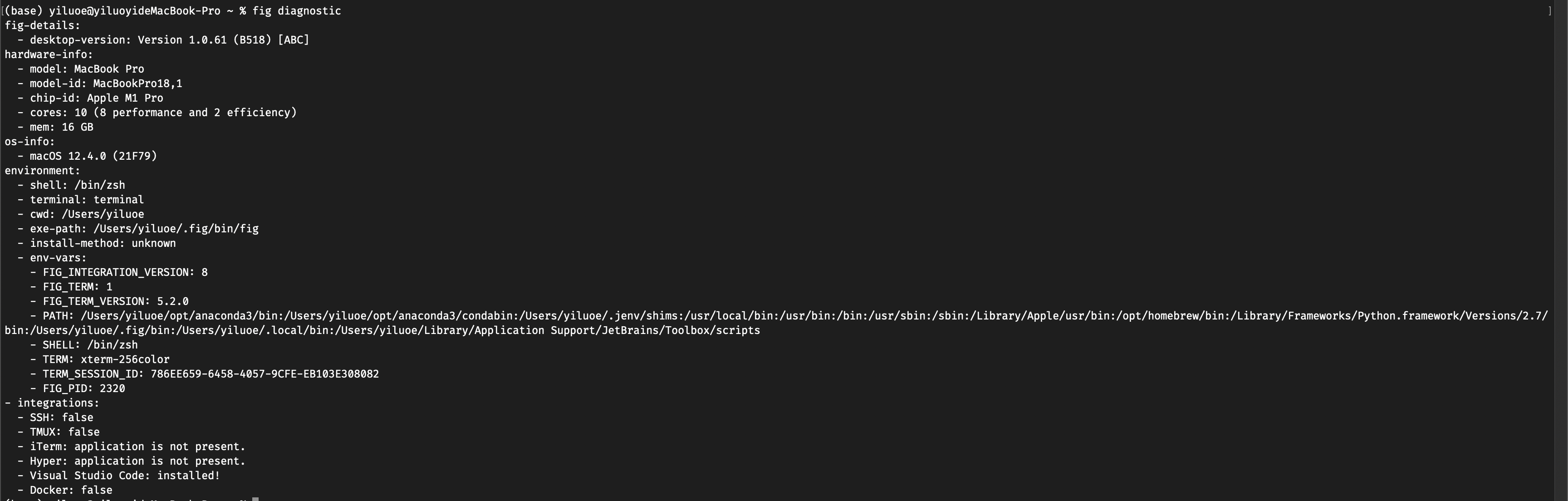 Completion does not work under certain circumstances · Issue #1788 · withfig/fig · GitHub